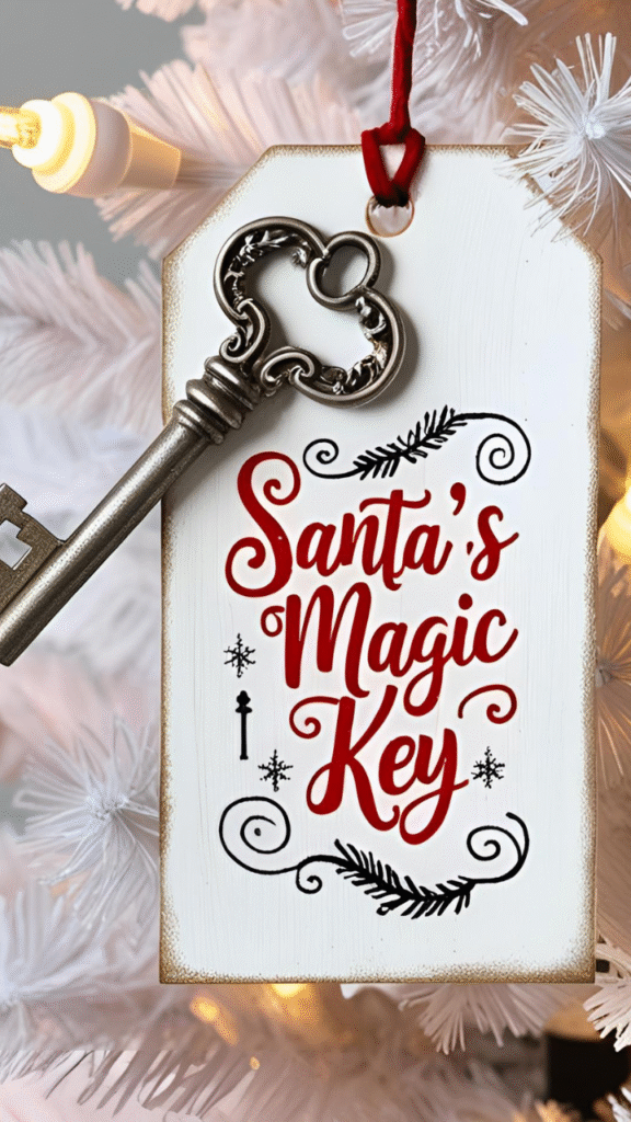 DIY Santa Magic Key Pocket Tag (No Chimney? No Problem!) - DIY Cuteness