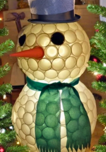 Plastic Cup Snowman - DIY Cuteness