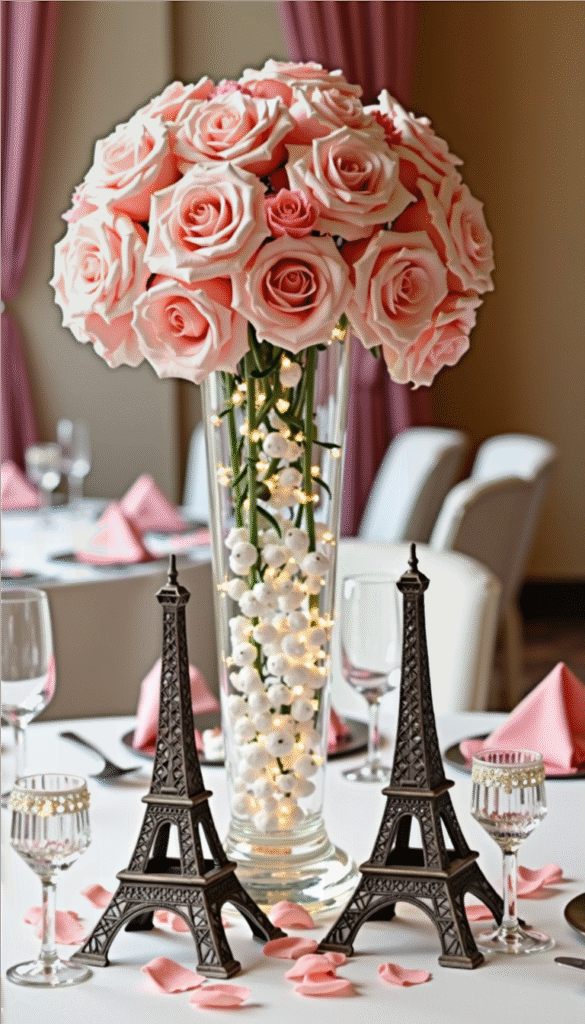 DIY Eiffel Tower Centerpieces for a Paris-Themed Party - DIY Cuteness