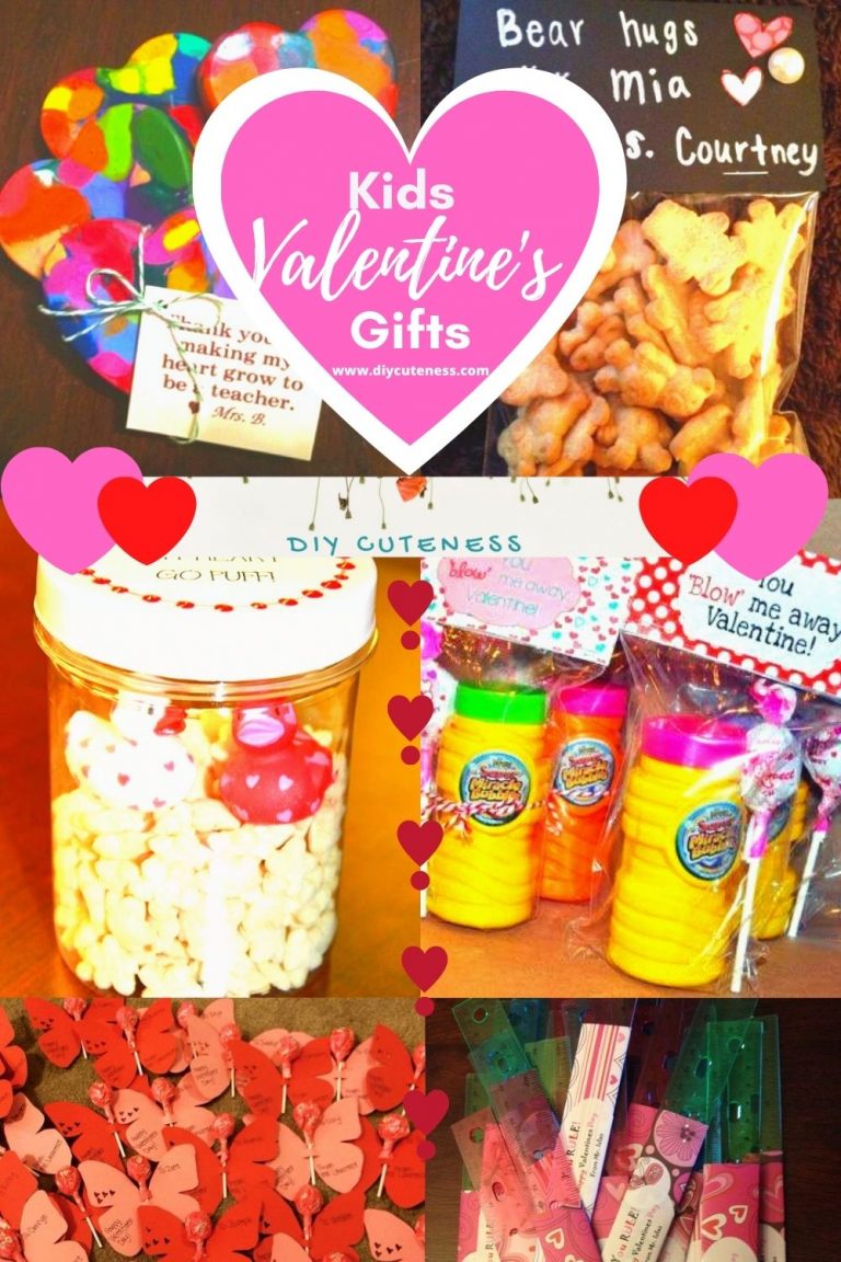 Valentines Gifts from Teachers to Kids - DIY Cuteness