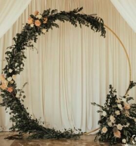 DIY Floral Wedding Hoop - DIY Cuteness for your big day or bridal shower