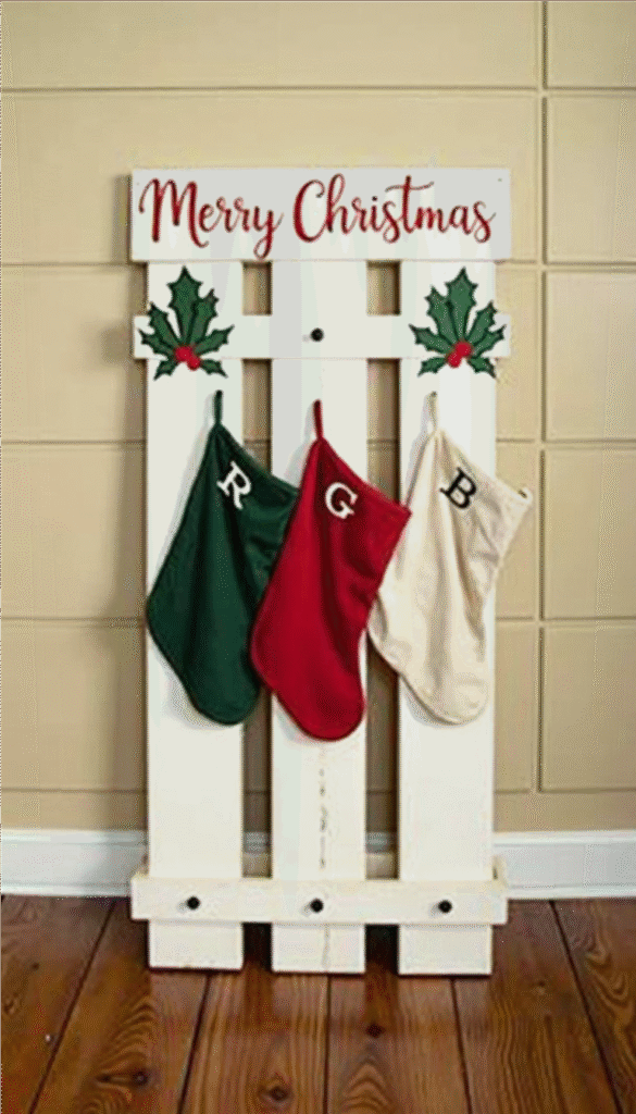 DIY Christmas Stocking Holders Ideas - DIY Cuteness