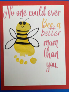 Mothers Day Footprint Art - DIY Cuteness