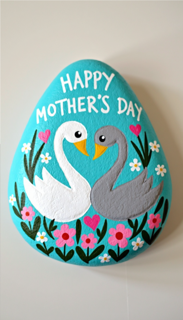 Mothers Day Painted Rocks - DIY Cuteness